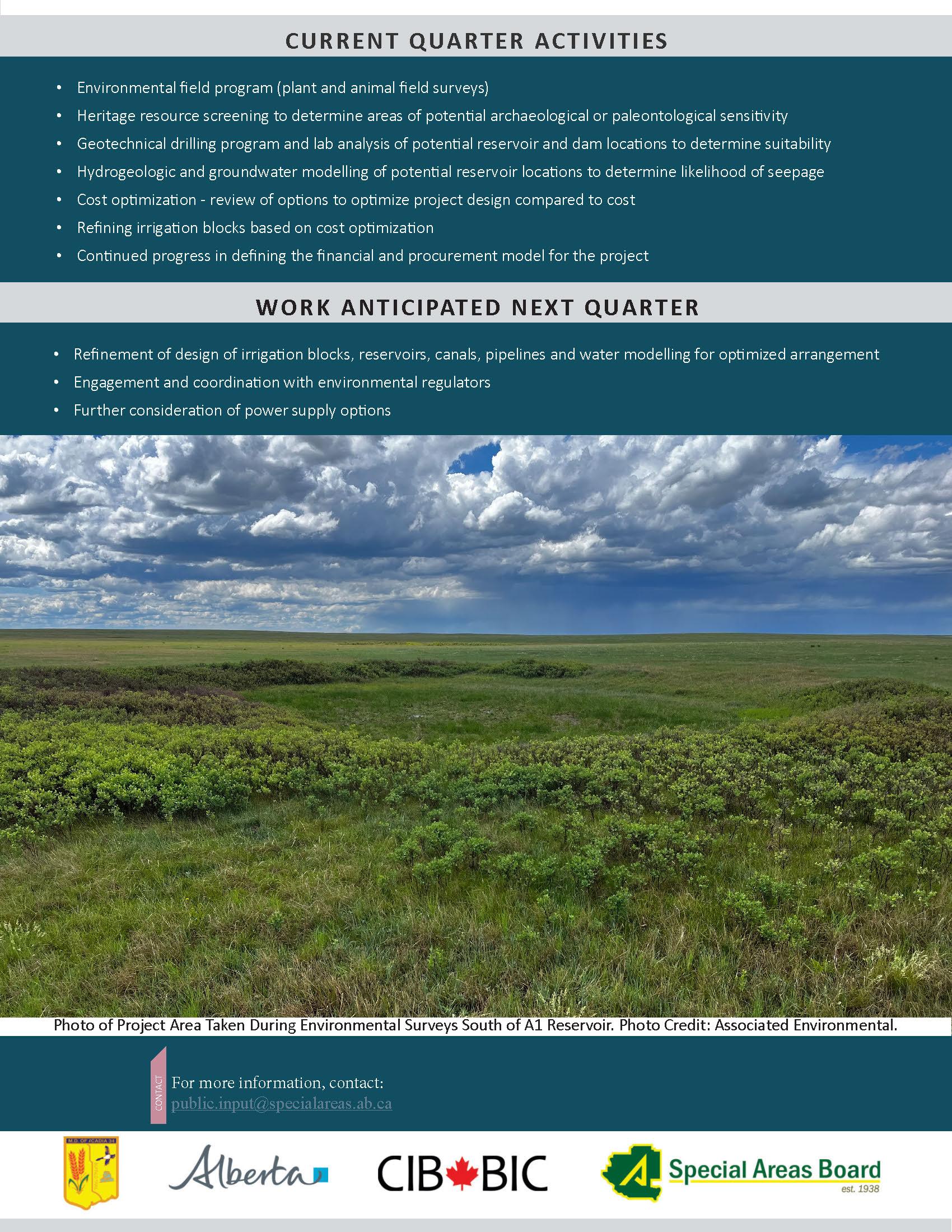 MD of Acadia & Special Areas Irrigation Project – Latest Update ...