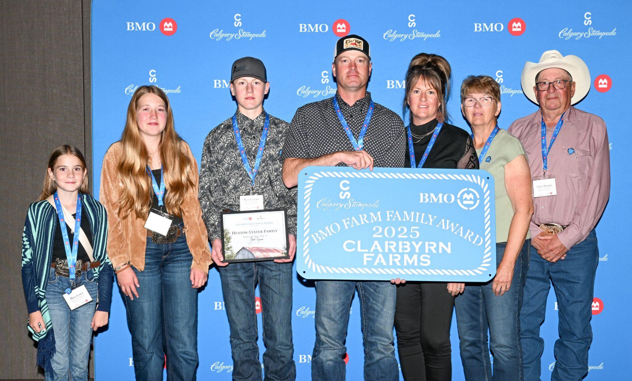2025 BMO Farm Family Award Winners - Special Areas Board