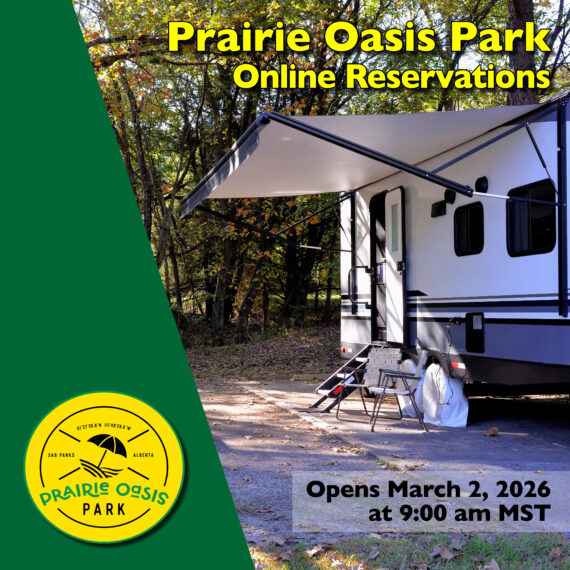 2026 Prairie Oasis Camping Reservations - Special Areas Board